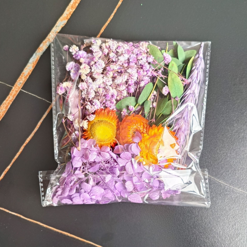 Sweet Journal Dried Flowers Natural Floral DIY Crafts Scrapbooking ...