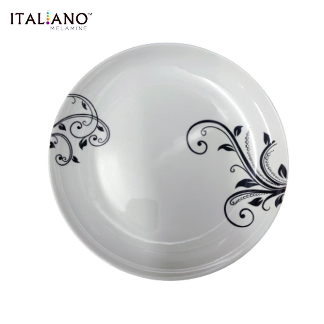 Melamine Rice Plate 10" - 6 pcs Set Italiano Melamine Plate Dinner ...