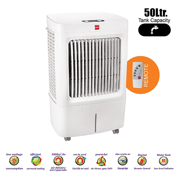 Cello Osum 50 Liter Desert Air Cooler With Remote control (White ...