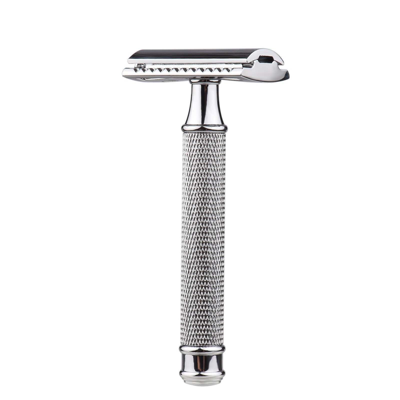 Double Edge Safety Razor Stainless Steel Manual Shaving Razor Long ...