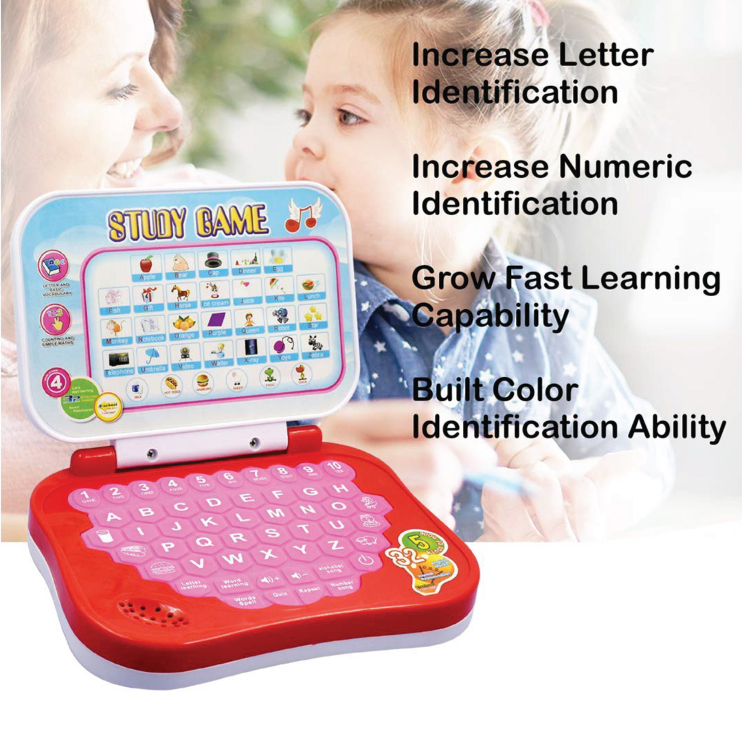 Early Learning Alphabet and Number Learning Educational Laptop Toy for ...