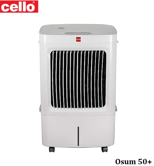 Cello Osum 50 Liter Desert Air Cooler With Remote control (White)
