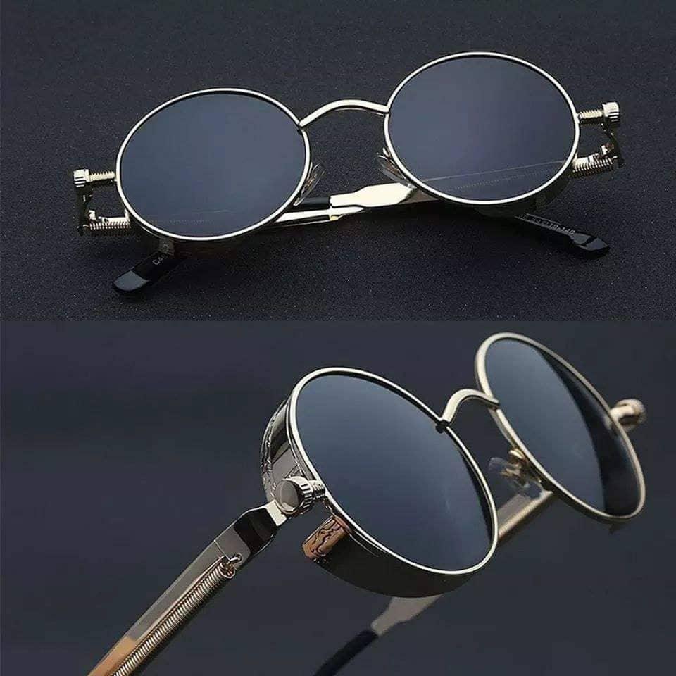 Vintage Metal Round Circle Frame Sunglasses | Daraz.com.np