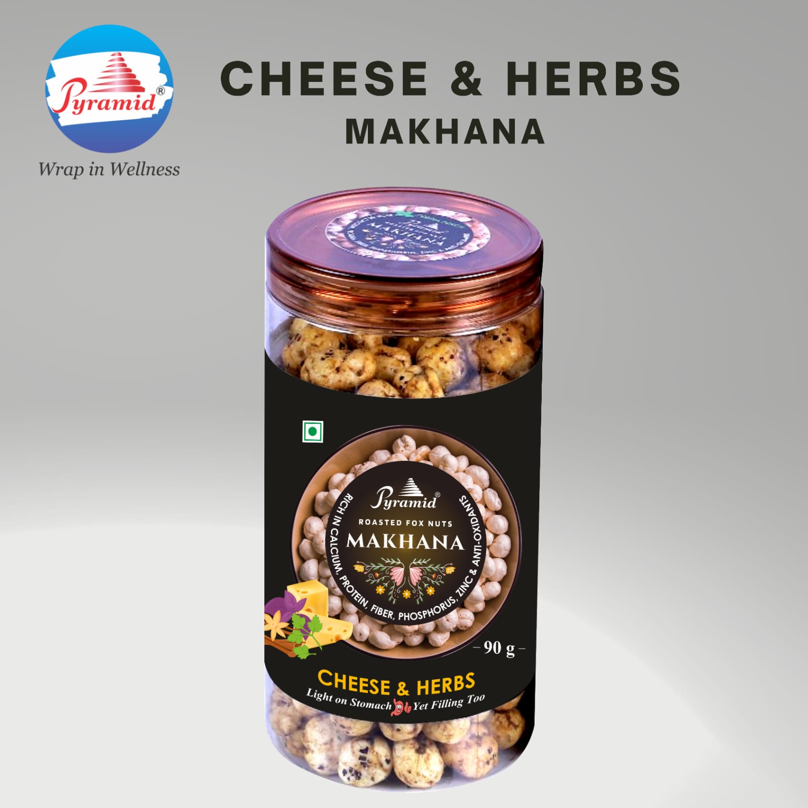Roasted Fox Nuts Makhana - Cheese & Herbs | Daraz.com.np
