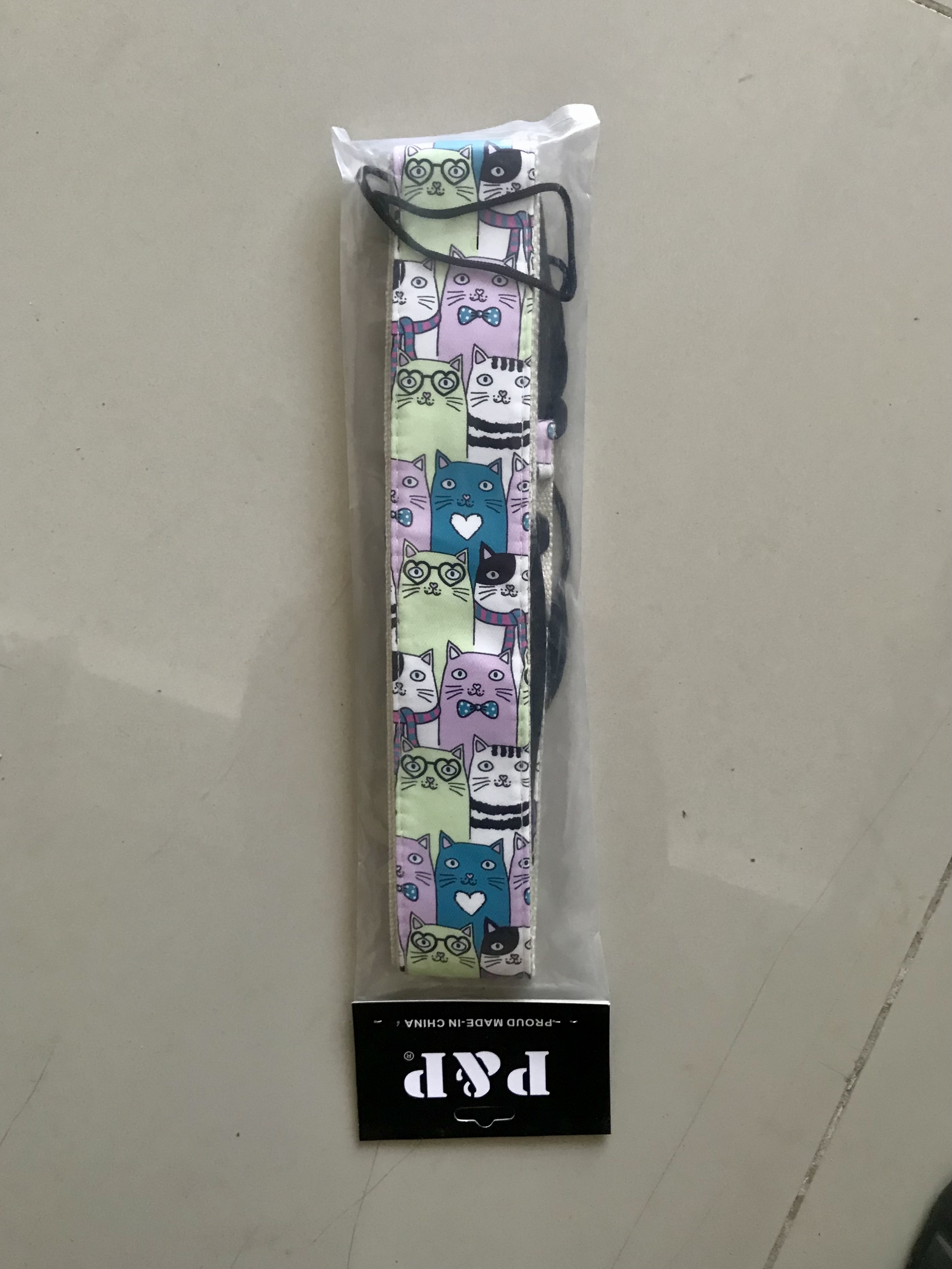 P&P Music Cool Cat theme graphic guitar strap | Daraz.com.np