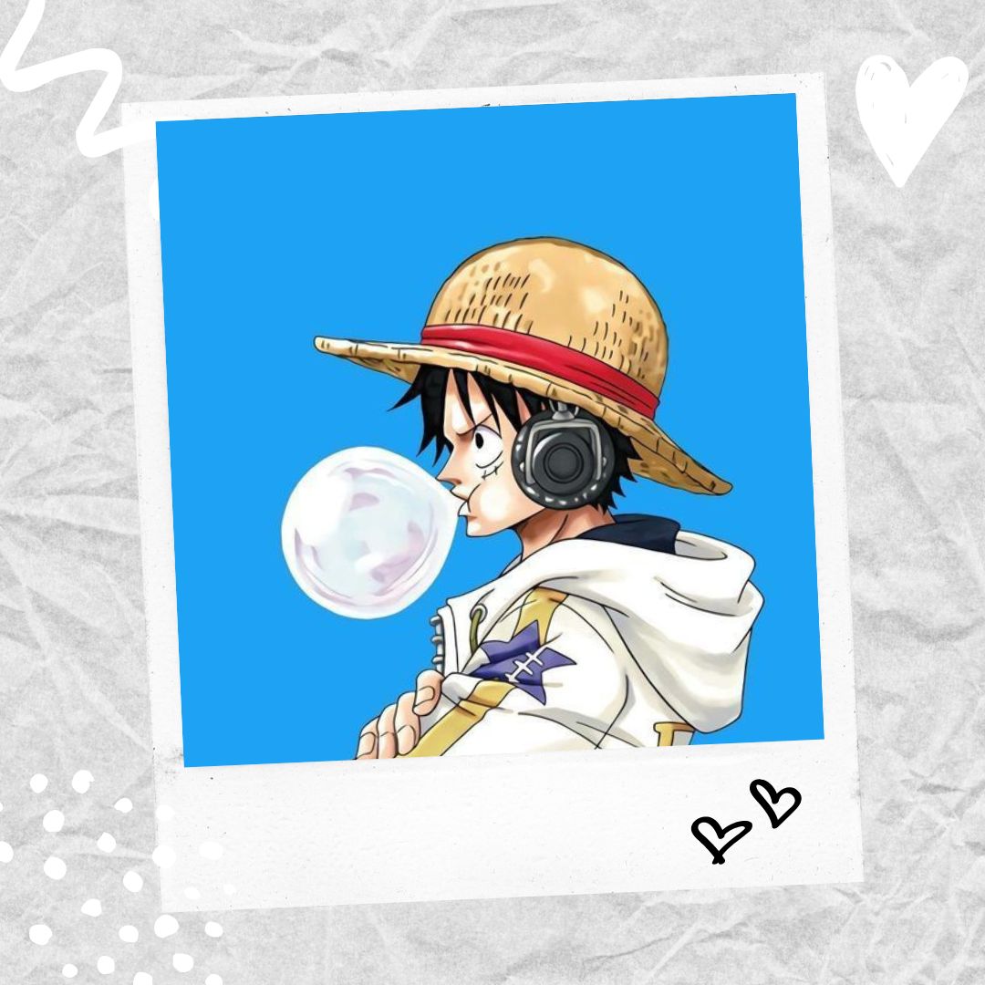 One Piece Luffy Character | Polaroid | Daraz.com.np