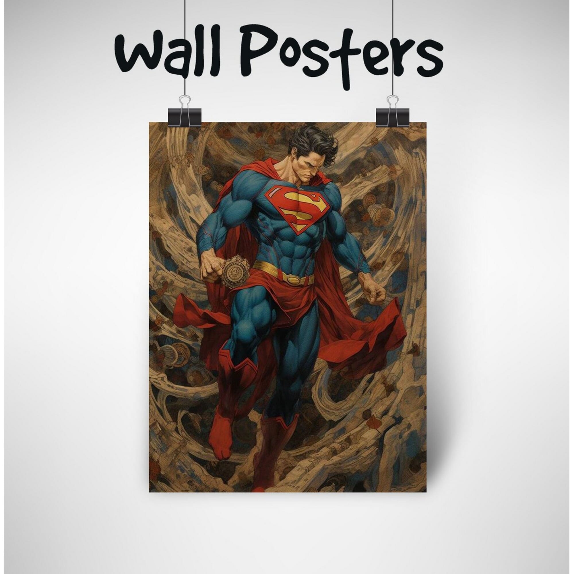 Superman Classic Wall Poster |Exclusive Release | Wall Posters to Decor ...