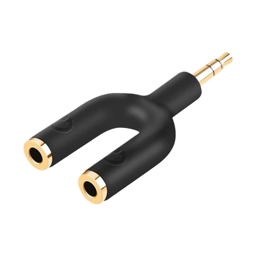 Y Shape 3.5mm Audio Jack To Headphone Microphone Splitter Converter ...