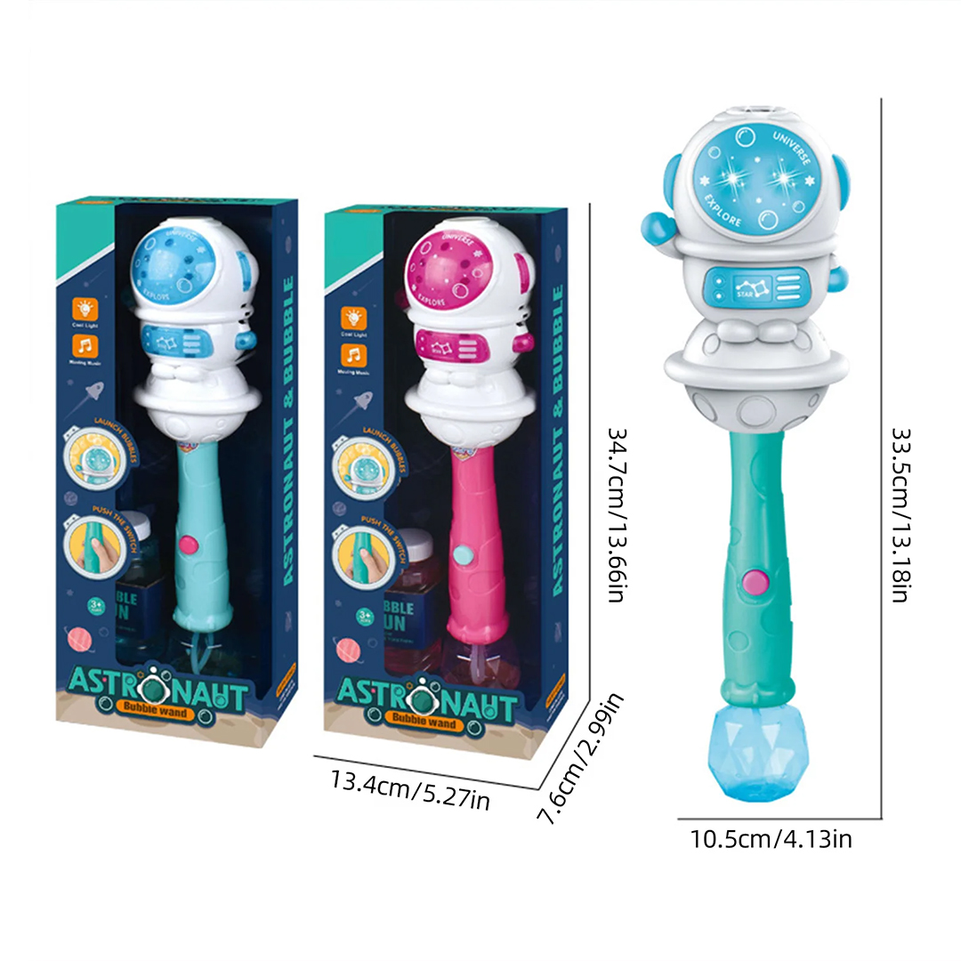 Astronaut Spaceman Electric Automatic Space Bubble Maker Wand Blower ...