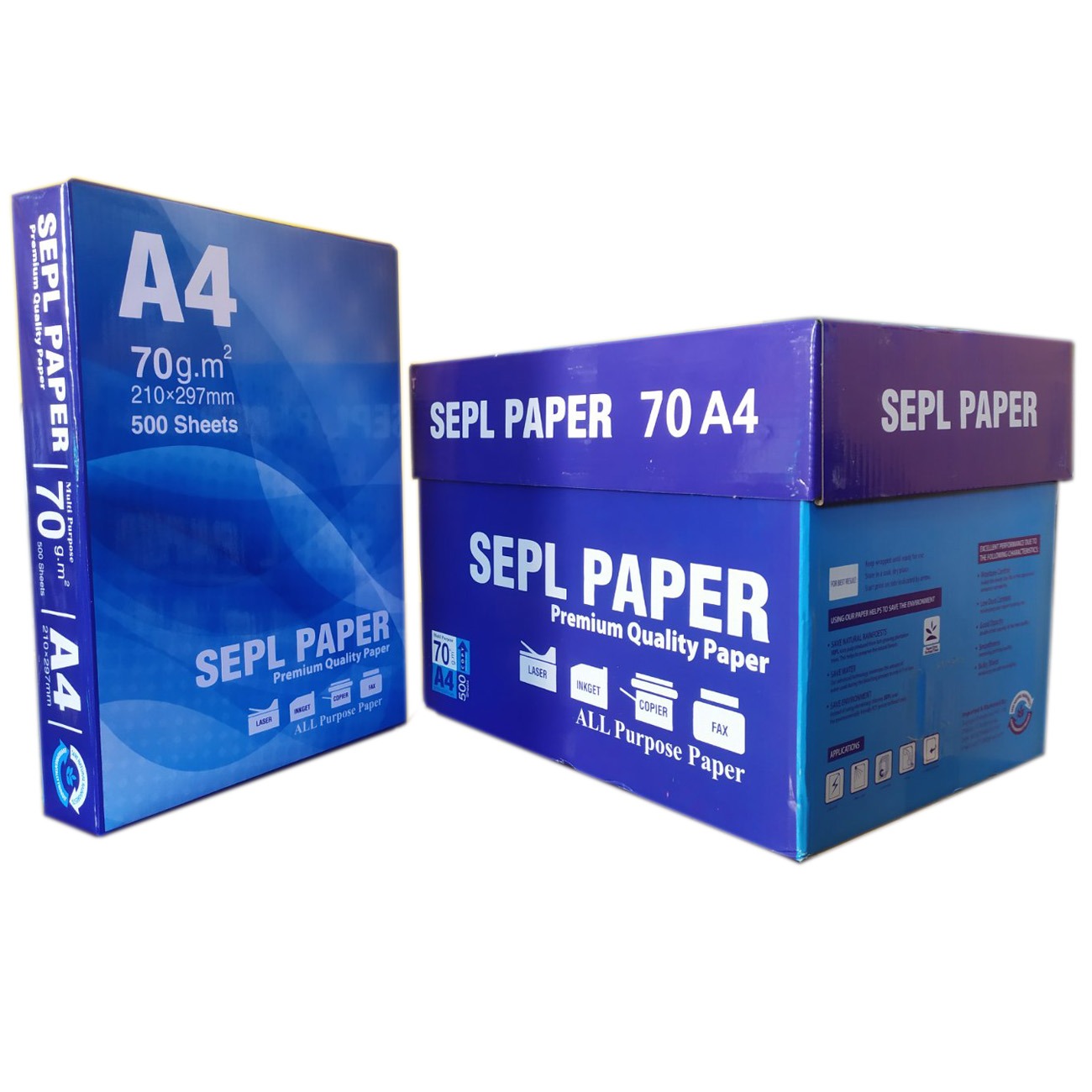 A4 Premium Photocopy Paper 70 GSM - SEPL - 1 Ream (500 Sheets) | Daraz ...