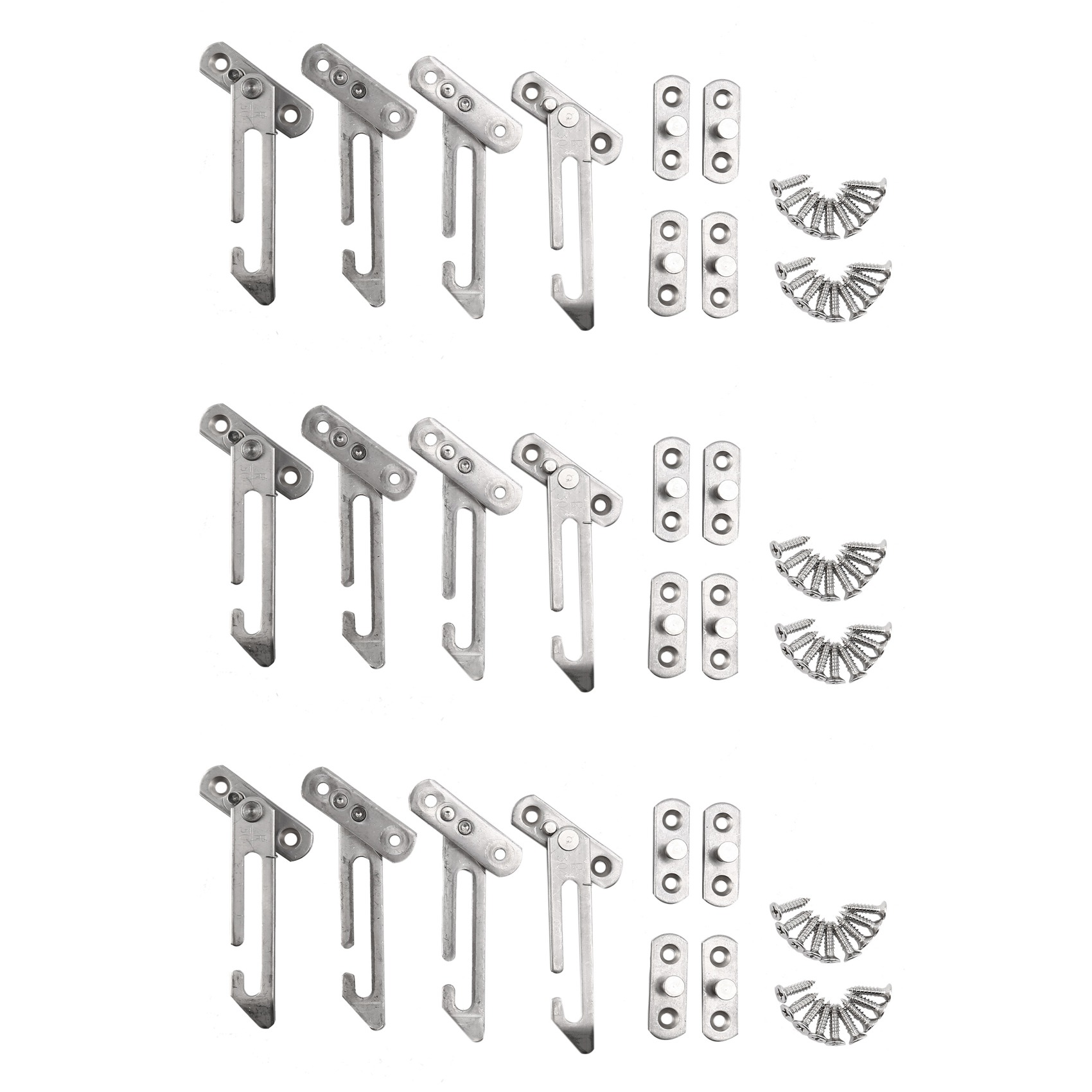 NCANRUI 12 Pack Window Restrictor Locks Window Restrictor Hook ...