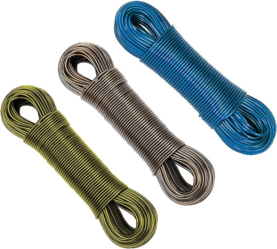 Strong Wet Cloth Laundry Rope Pvc Coated Metal Cloth Drying Wire ...