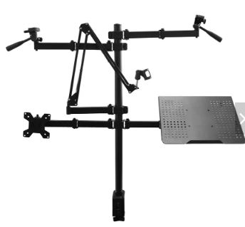 MG All in One Computer Studio Desk Mount Dual Monitor Mount Laptop ...