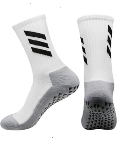 Men's Anti-Slip Grip Sports Socks | Athletic Rubber Grip Socks ...