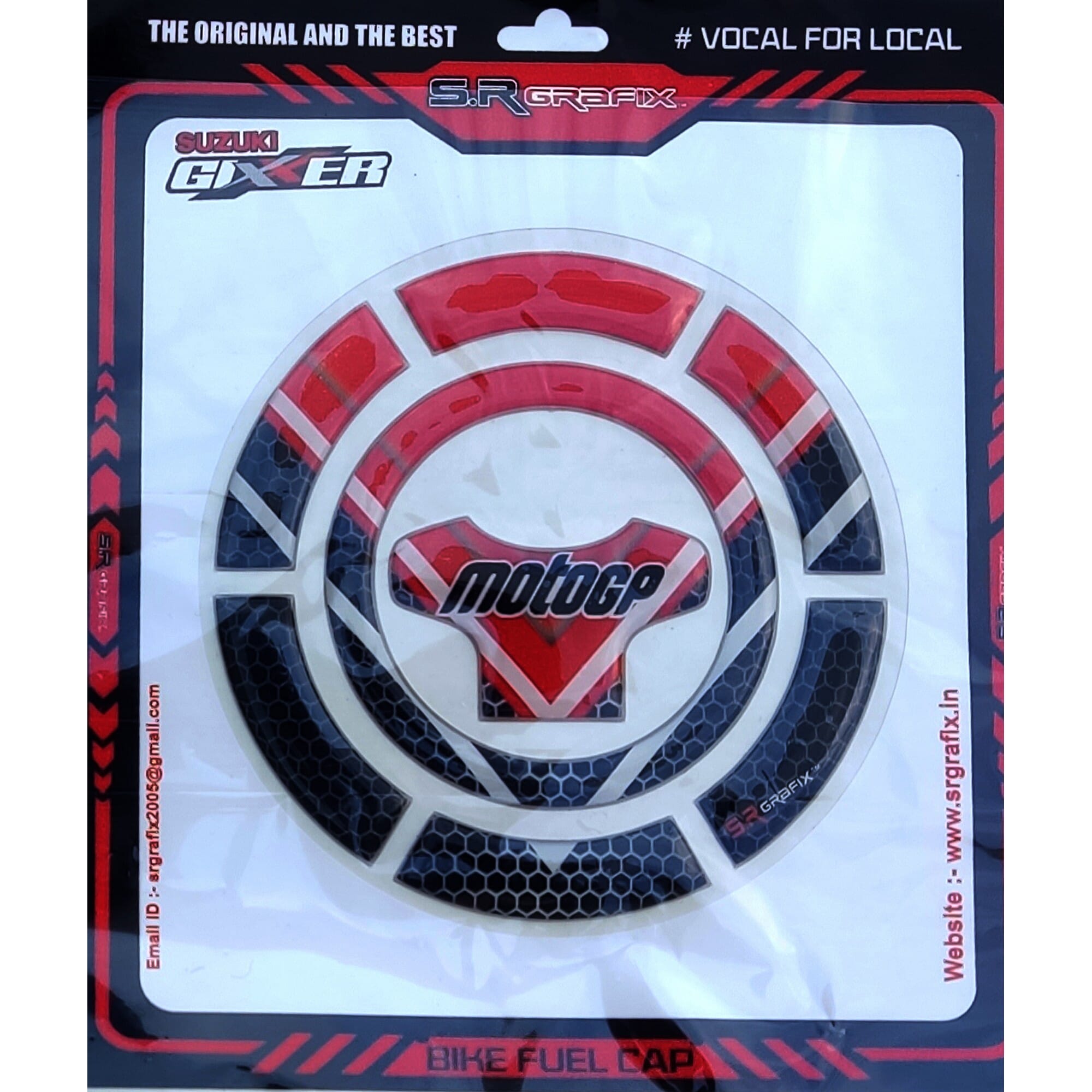 Suzuki Gixxer Motogp Bike Tank Pad / Tank Cap Sticker/Fuel Cap Pad ...