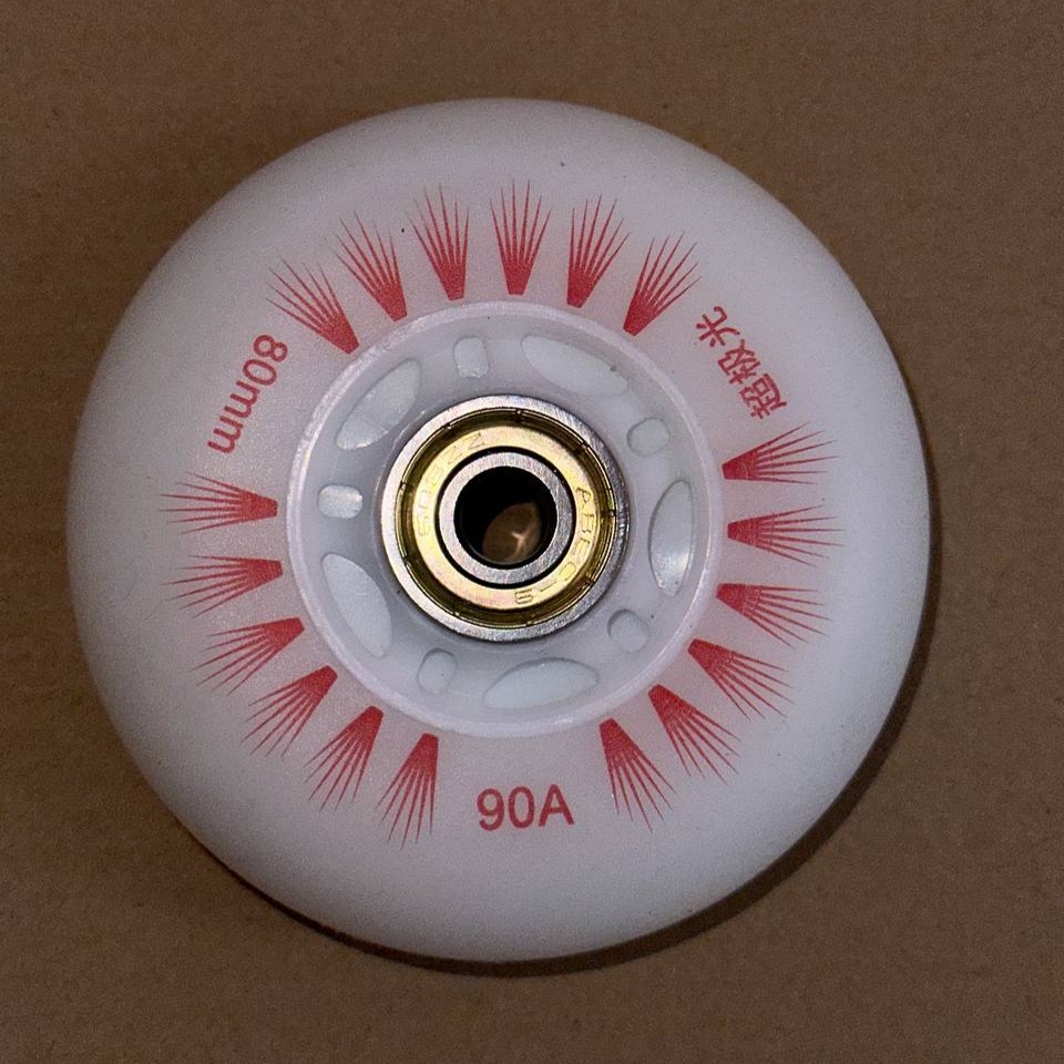 Inline Skates Lighting Rubber Wheels 70mm Red, Blue, Green and White ...