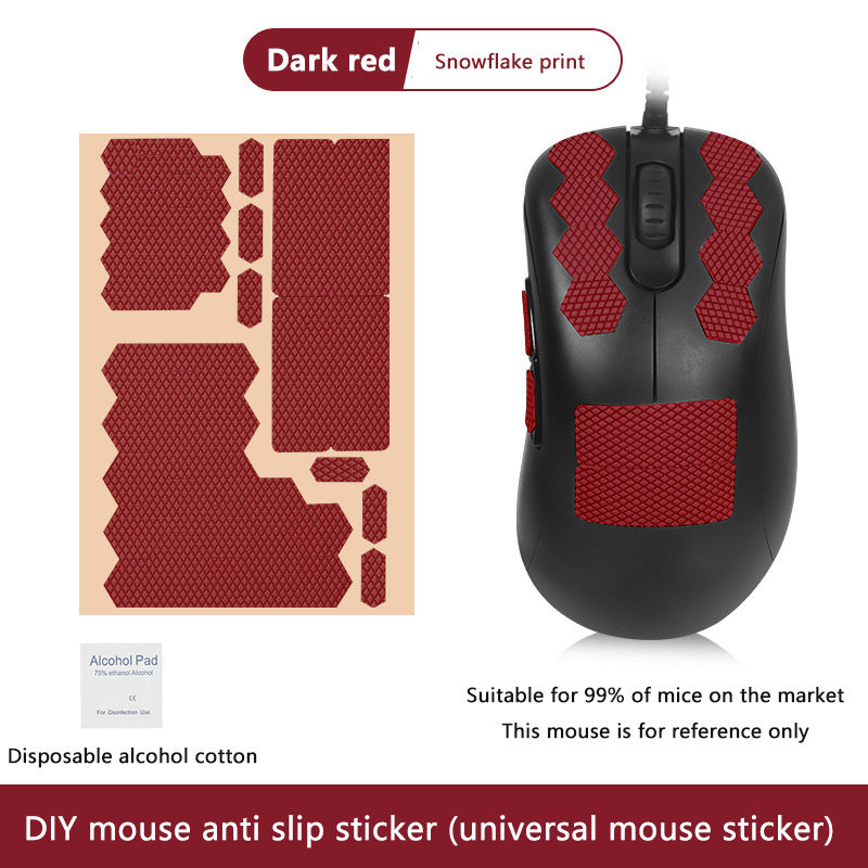 Non Slip Suck Sweat Mouse Grip Tape Skate Sticker Mice Anti-Slip ...
