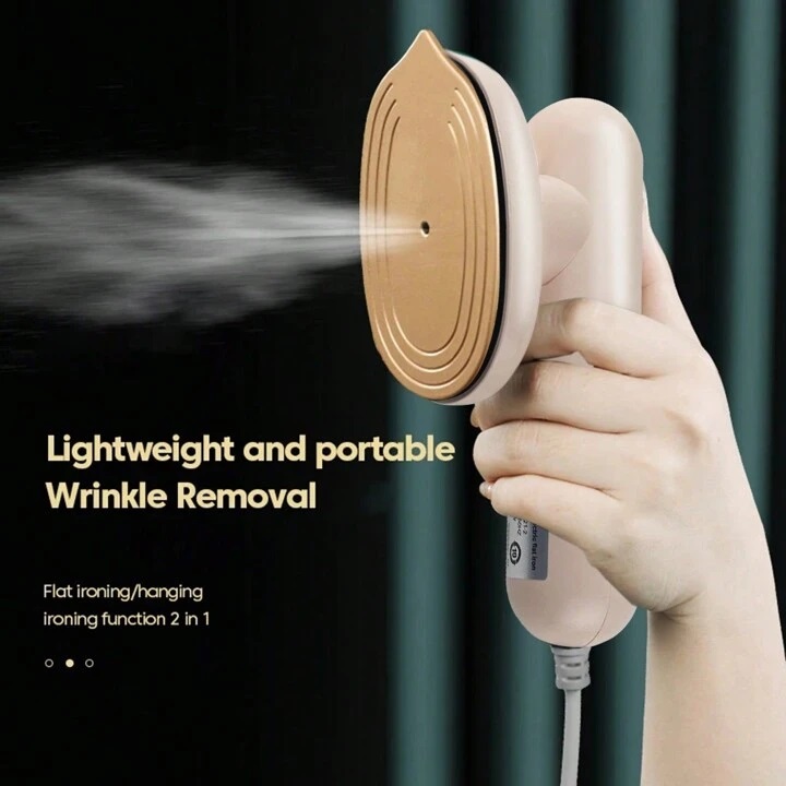 Electric Iron Steamer Mini Handheld Garment Steamer Portable Wet Dry ...