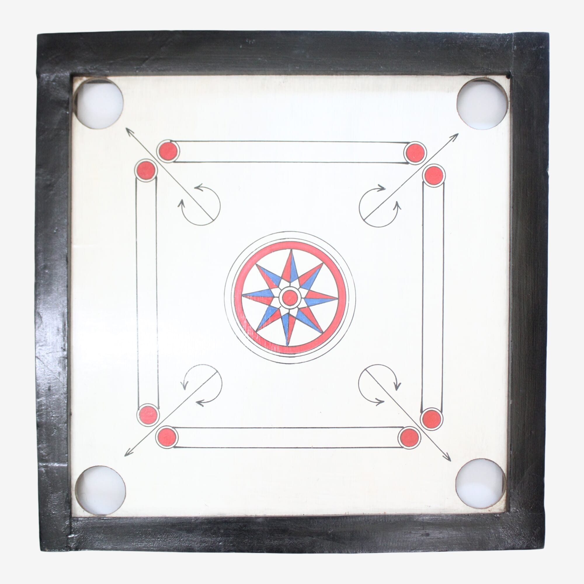 White Color Carrom Board With Goti and Striker36*36 Inch | Daraz.com.np