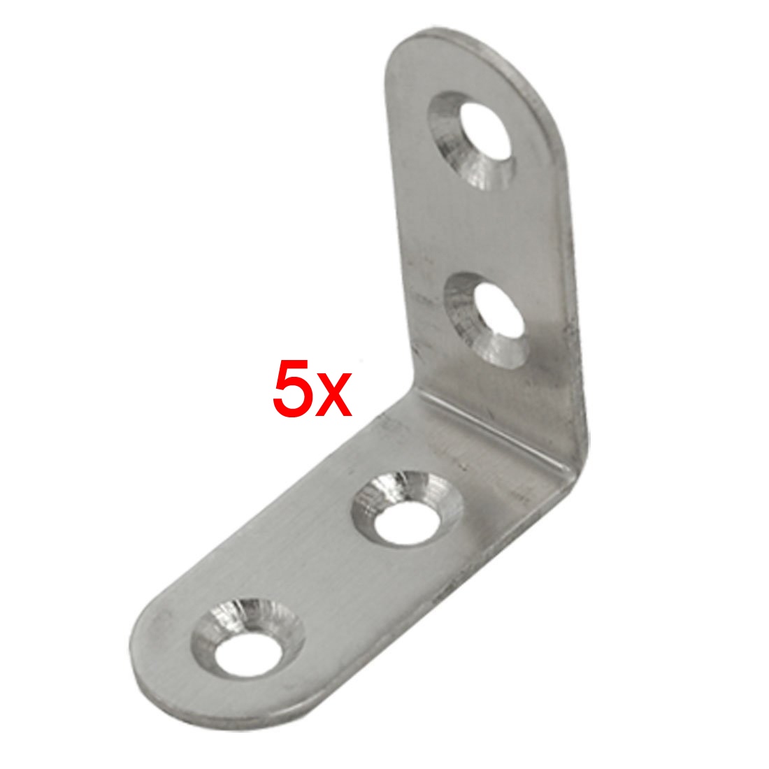 5 Pcs 1 3/5" x 1 3/5" Metal Corner Brace Angle Bracket Fasteners ...