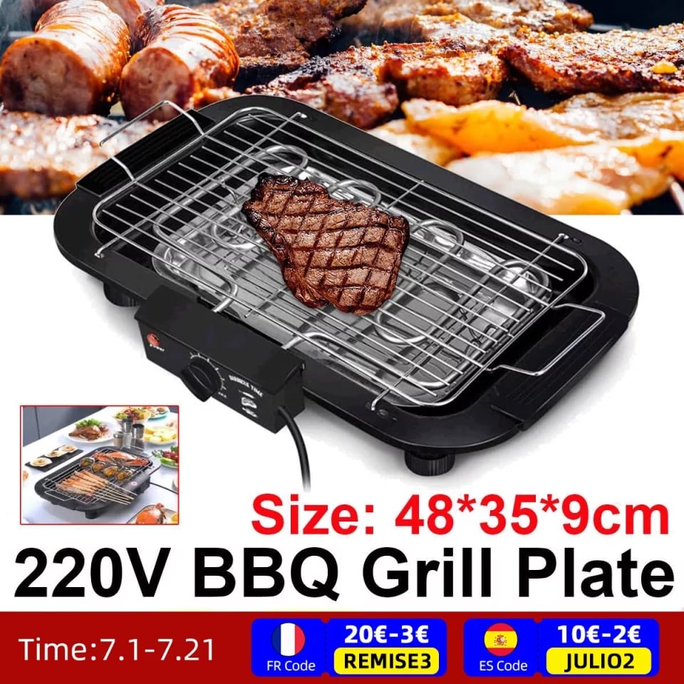 Electric Smokeless Barbeque Grill and Barbeque Grill Toaster ...