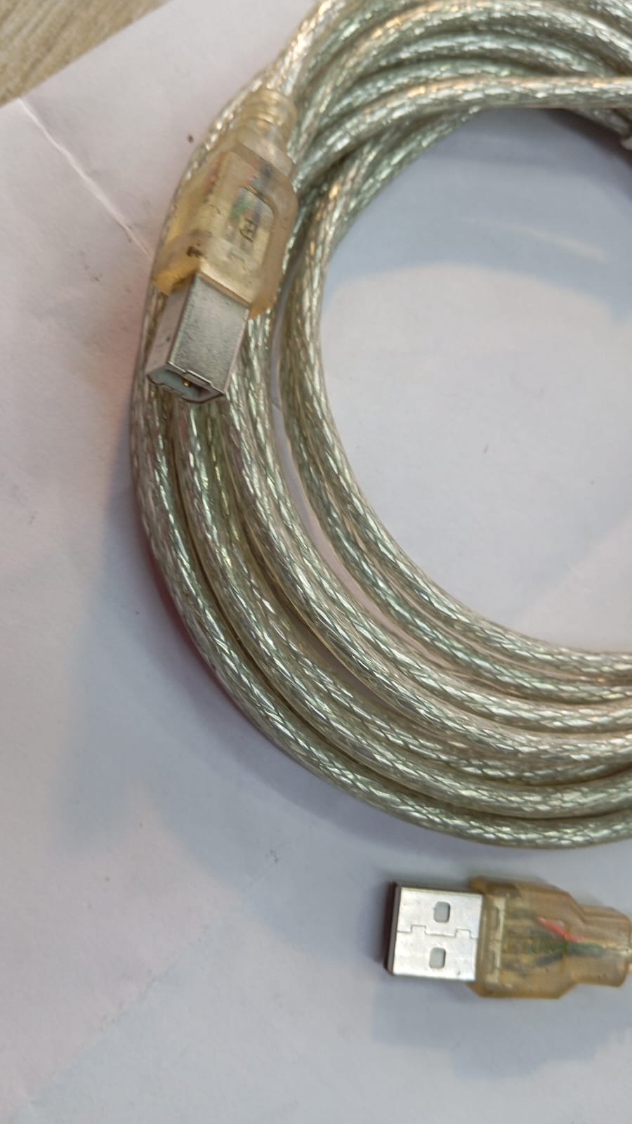USB PRINTER CABLE 5MT NORMAL FOR INJECT PRINTER ONLY AND NOT FOR LASER ...