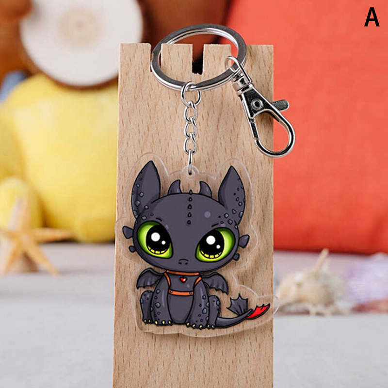 Toothless Keychain How To Train Your Dragon Pendant Key Holder Gifts ...