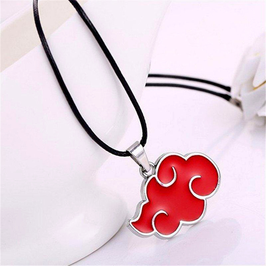 Spunky Add-ons Anime Naruto Akatsuki Cloud Pendant Necklace Unisex ...