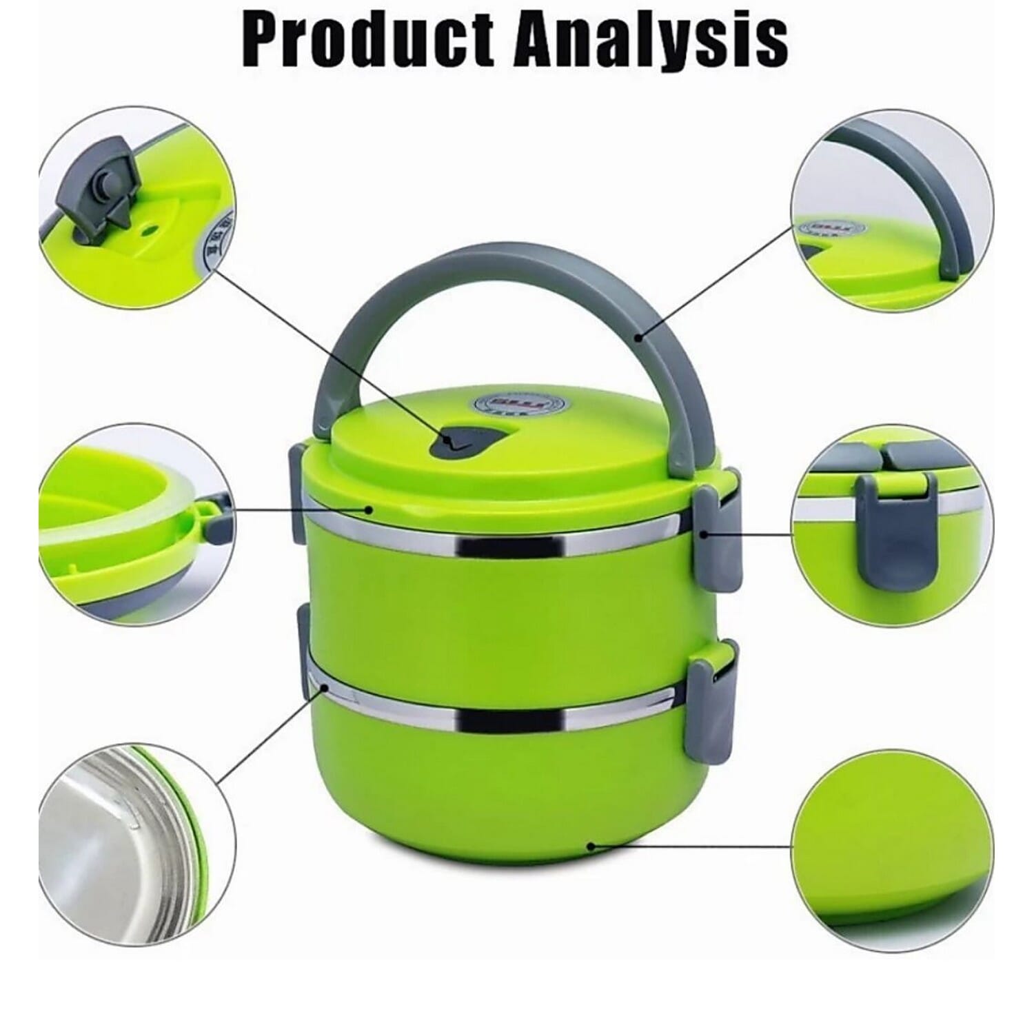 Lunch Box For School & Office | 100% Food Safe Dishwasher Safe ...