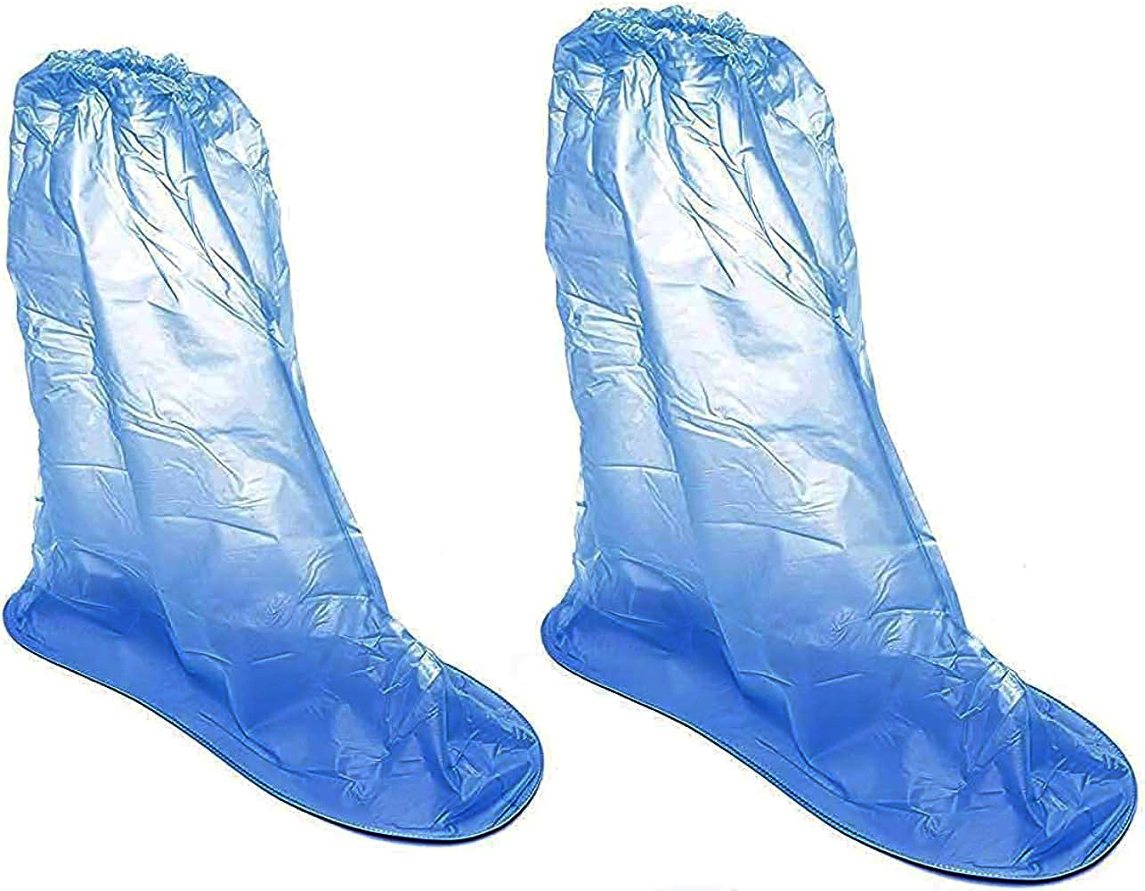 High Top Reusable Rain Shoe Covers Thick Plastic Shoes Cover Outdoor ...