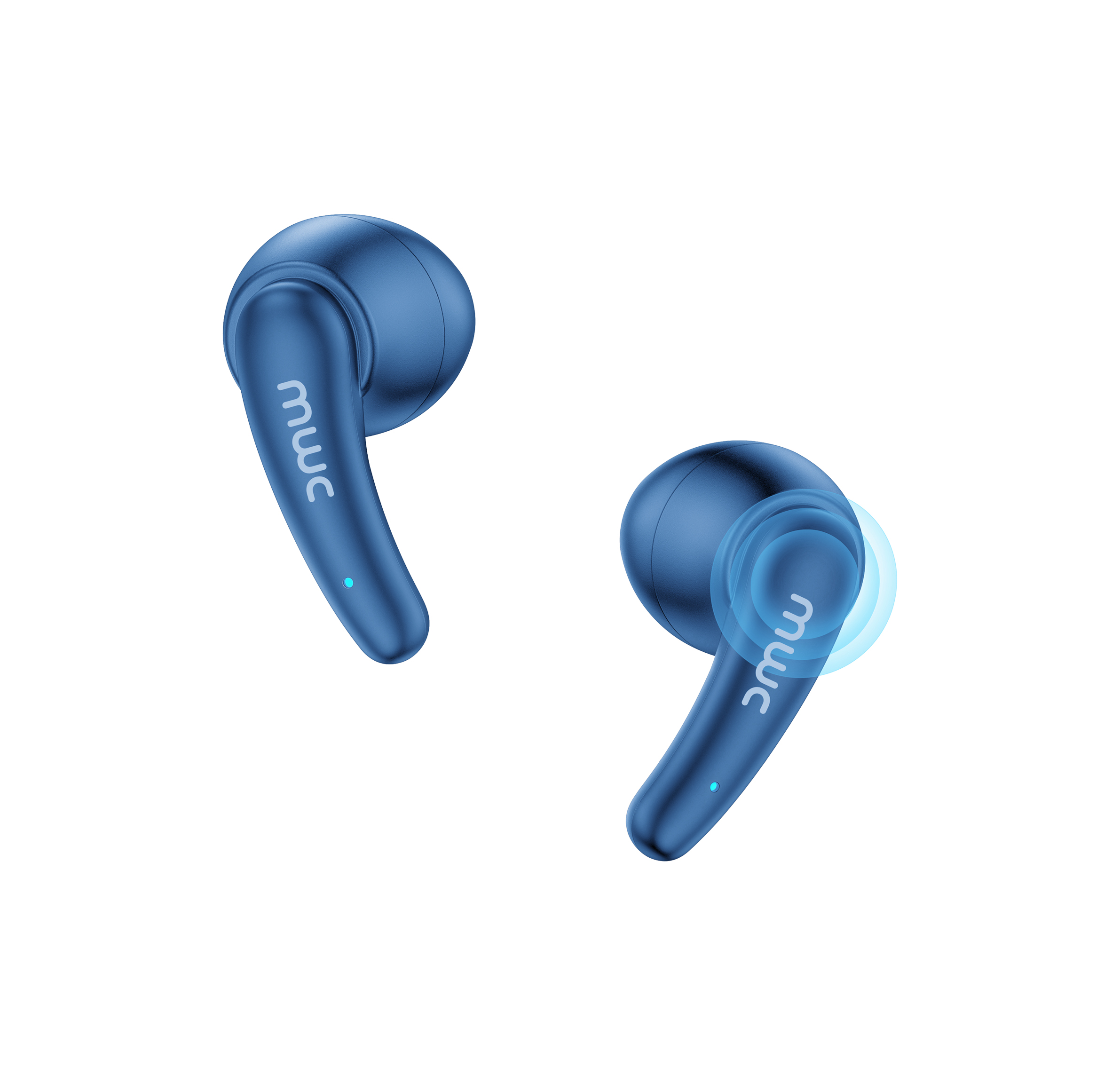 MWC STAR MT1 | Bluetooth 5.4 TWS | Only 6ms Ultra Low Latency | 13mm Driver | Semi In-Ear Gaming ...