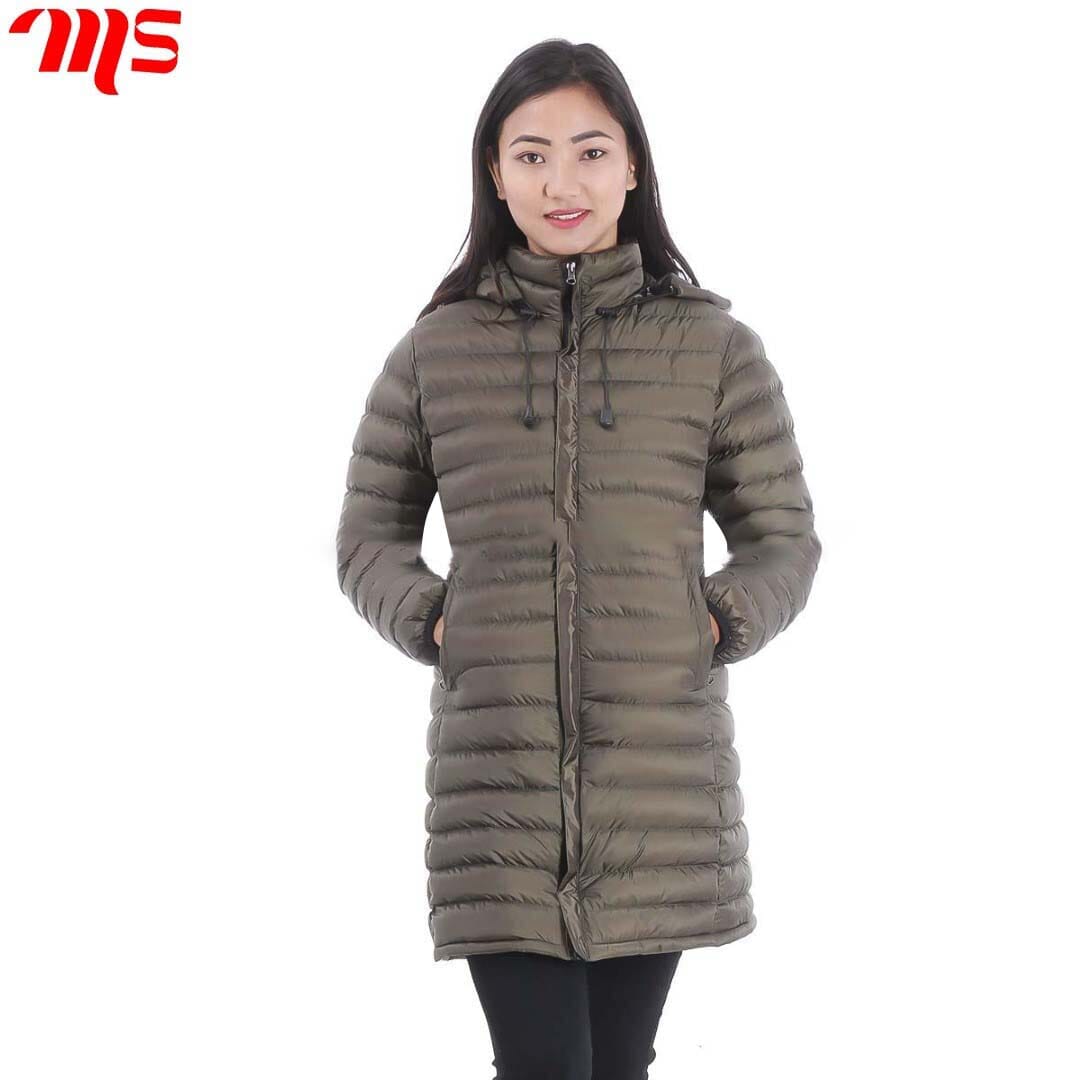 Moonstar Long Silicon Hooded Jacket for Women - Fashion | Daraz.com.np