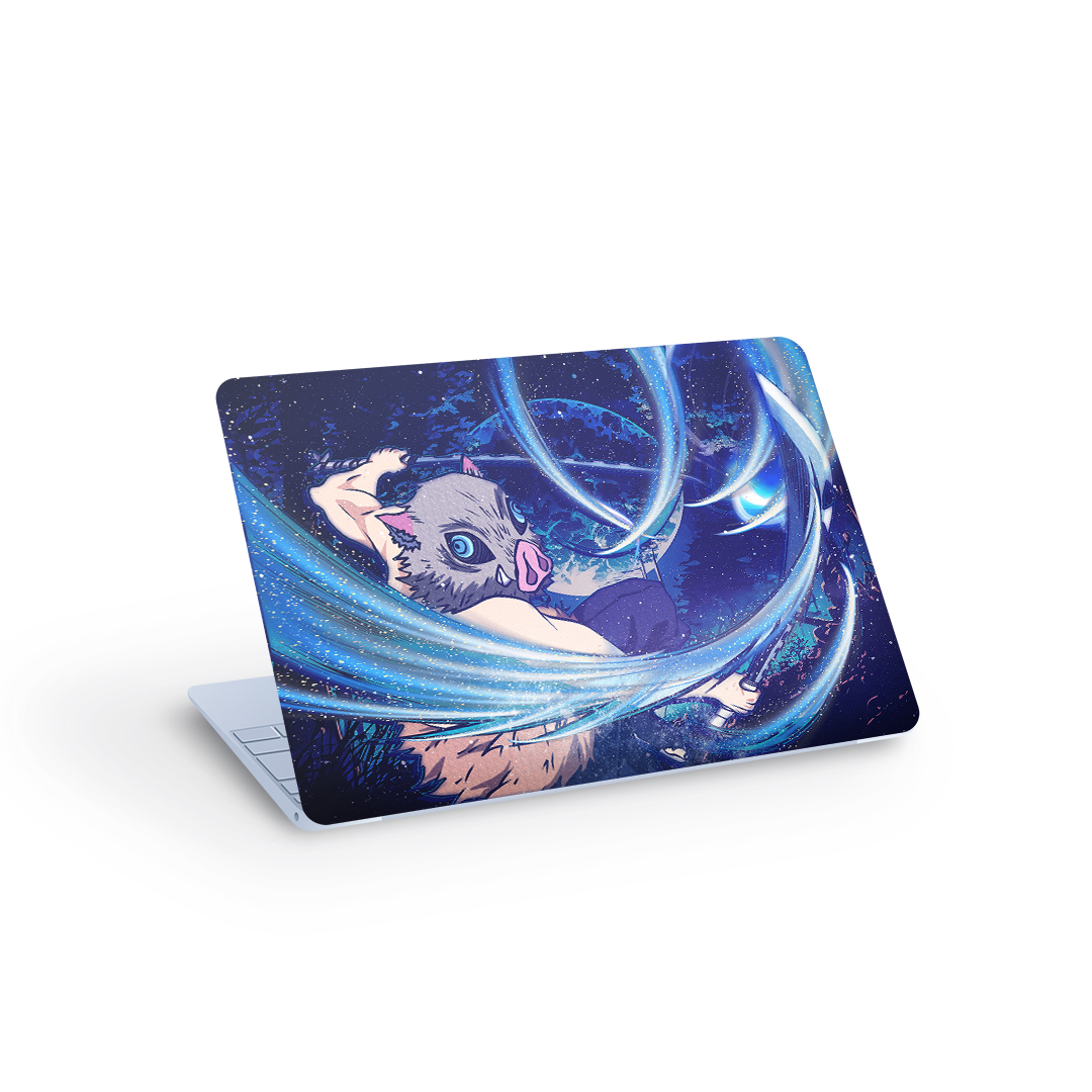 Laptop Back Sticker For Up to 15.6inch Laptop (Inosuke Hashibiri Demon ...
