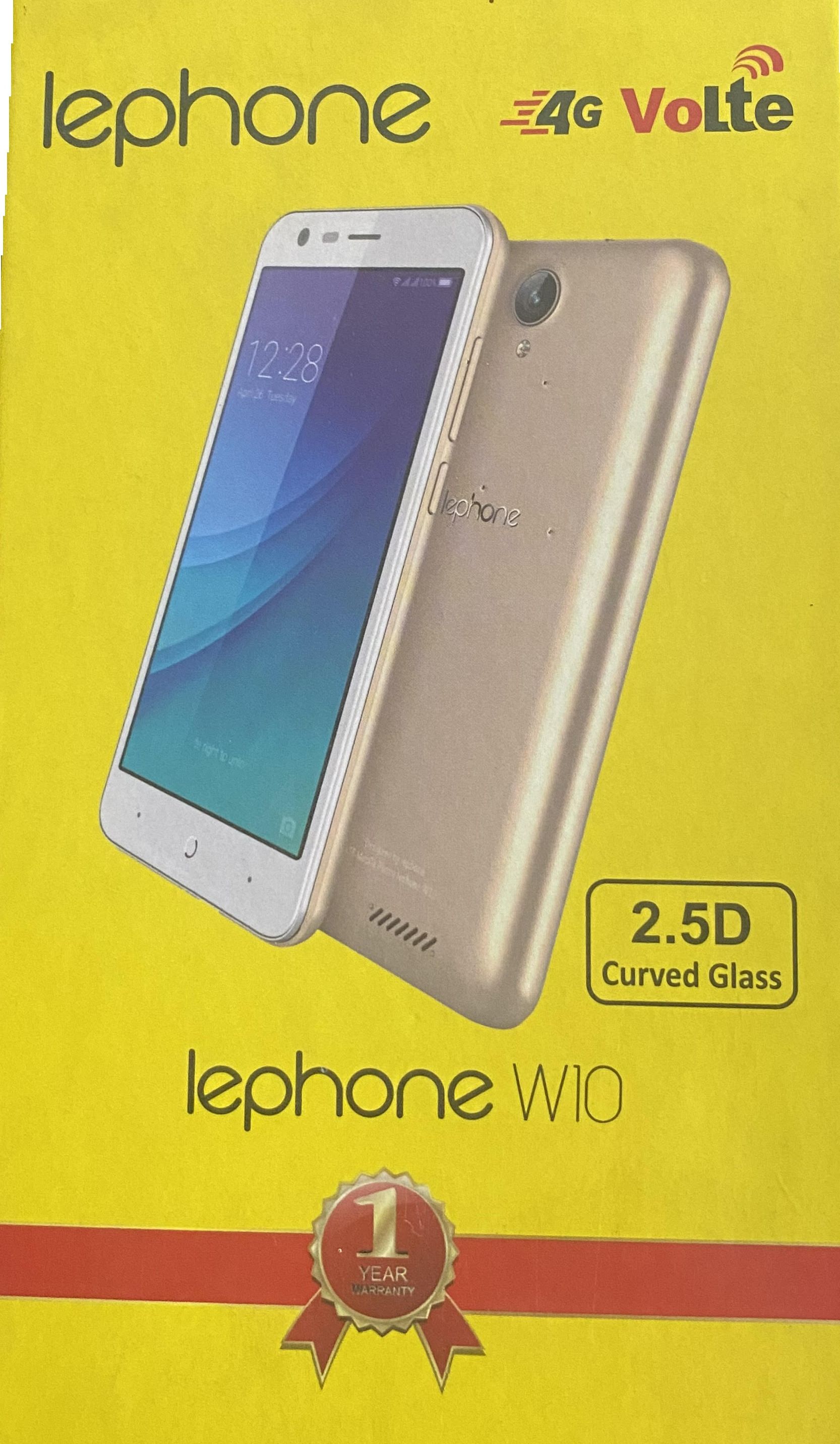 LEPHONE W 10, GOLDEN 1 gb ram 8 gb rom 4 g network | Daraz.com.np