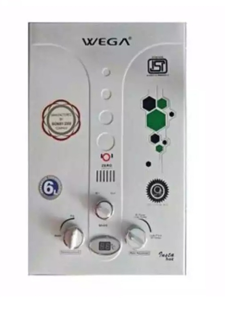 Wega Gas Geyser 6 Ltrs Instant Heat Zero Pressure | Daraz.com.np