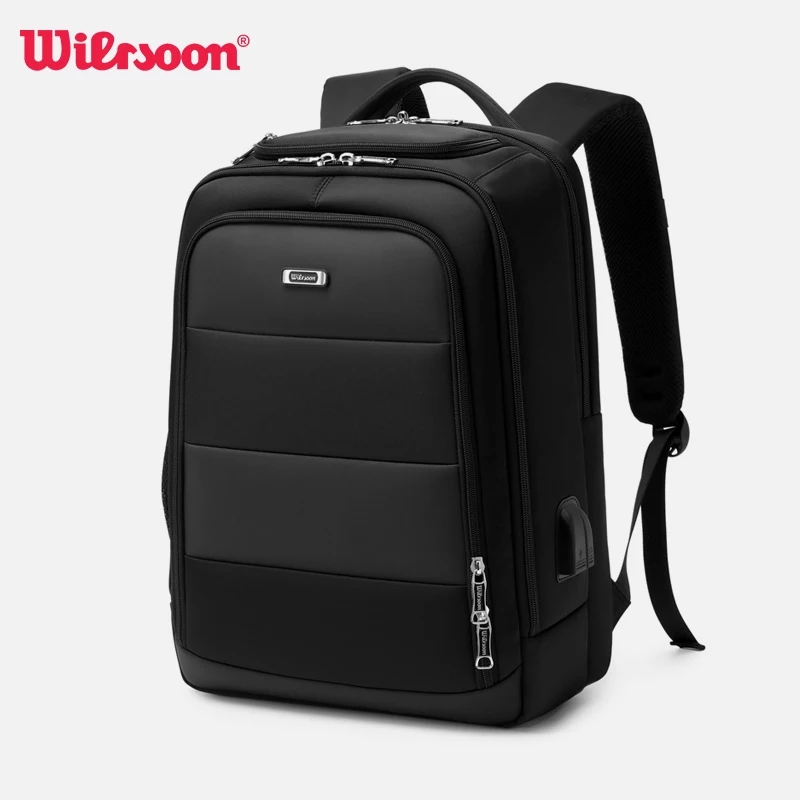 Wilrsoon Backpack With 15.6 Inch Laptop Compartment For Men - Bags ...