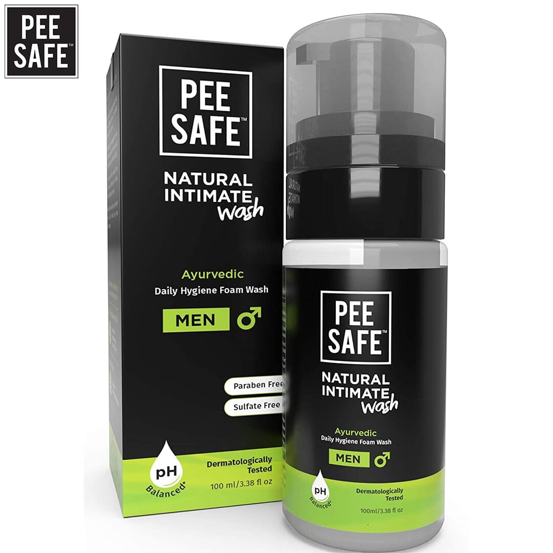 Pee Safe Natural Intimate Wash For Men With Ayurveda Extracts - 100 Ml ...