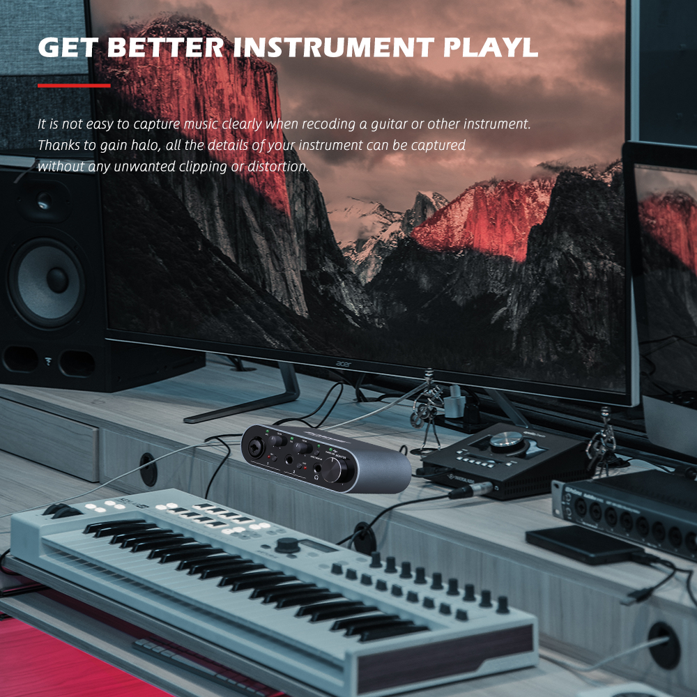 BOMGE BMG11S 3rd Gen Audio Interface, for the Guitarist, Vocalist, Podcaster or Producer — High ...