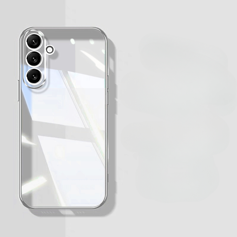 Clear Transparent Plating Silicone Case For Samsung Galaxy A14 A24 A34 A54 A15 A25 A35 A55 A04 ...