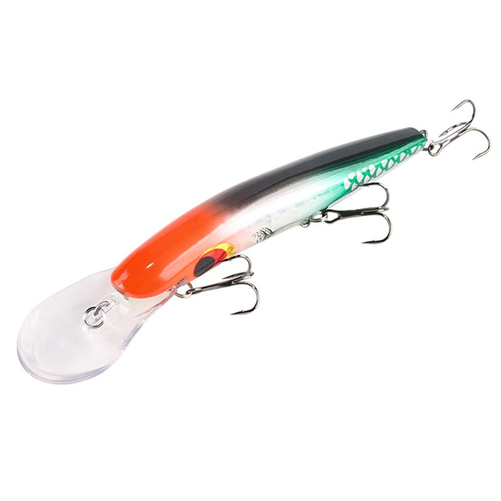 Durable Deep Diving 8M+ Big Minnow Wobbler 10 Color Artificial Hard ...