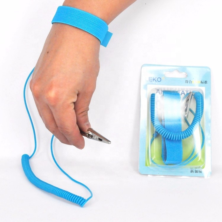Anti Static ESD Wrist Strap Discharge Grounding ESD Mat Flexible Coiled ...