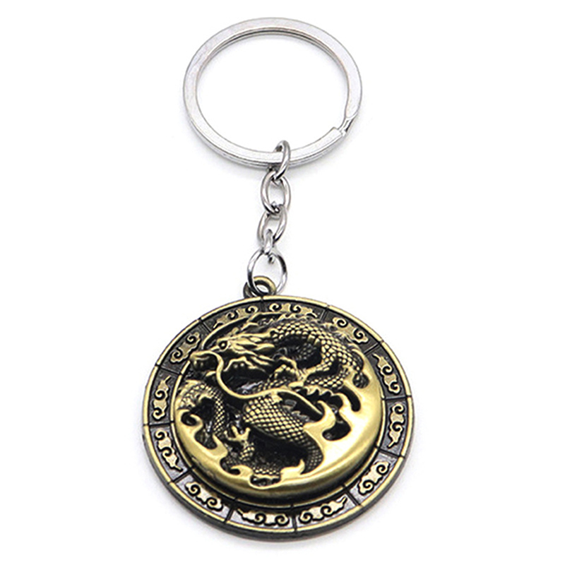 Dragon God Peripheral Keychain Metal Dragon Pendant Key Chains Fashion ...