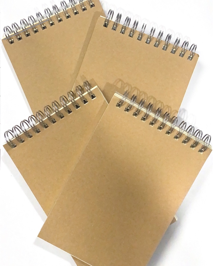 Brown Cover Spiral Note Books Set Of 4 | Daraz.com.np
