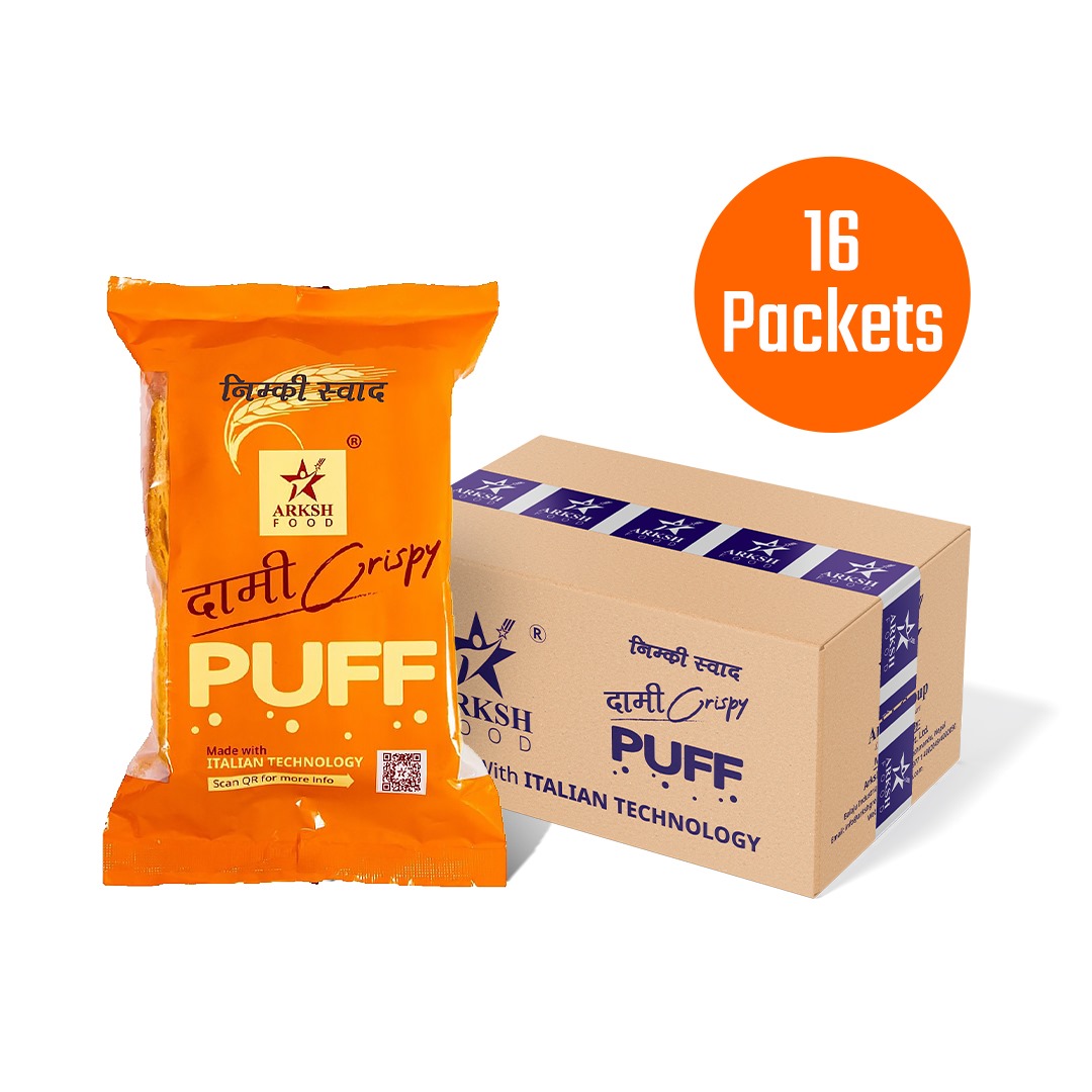 Arksh Food Dami Crispy Puff (Nimki Flavor) - 150 gm (16 Packets ...