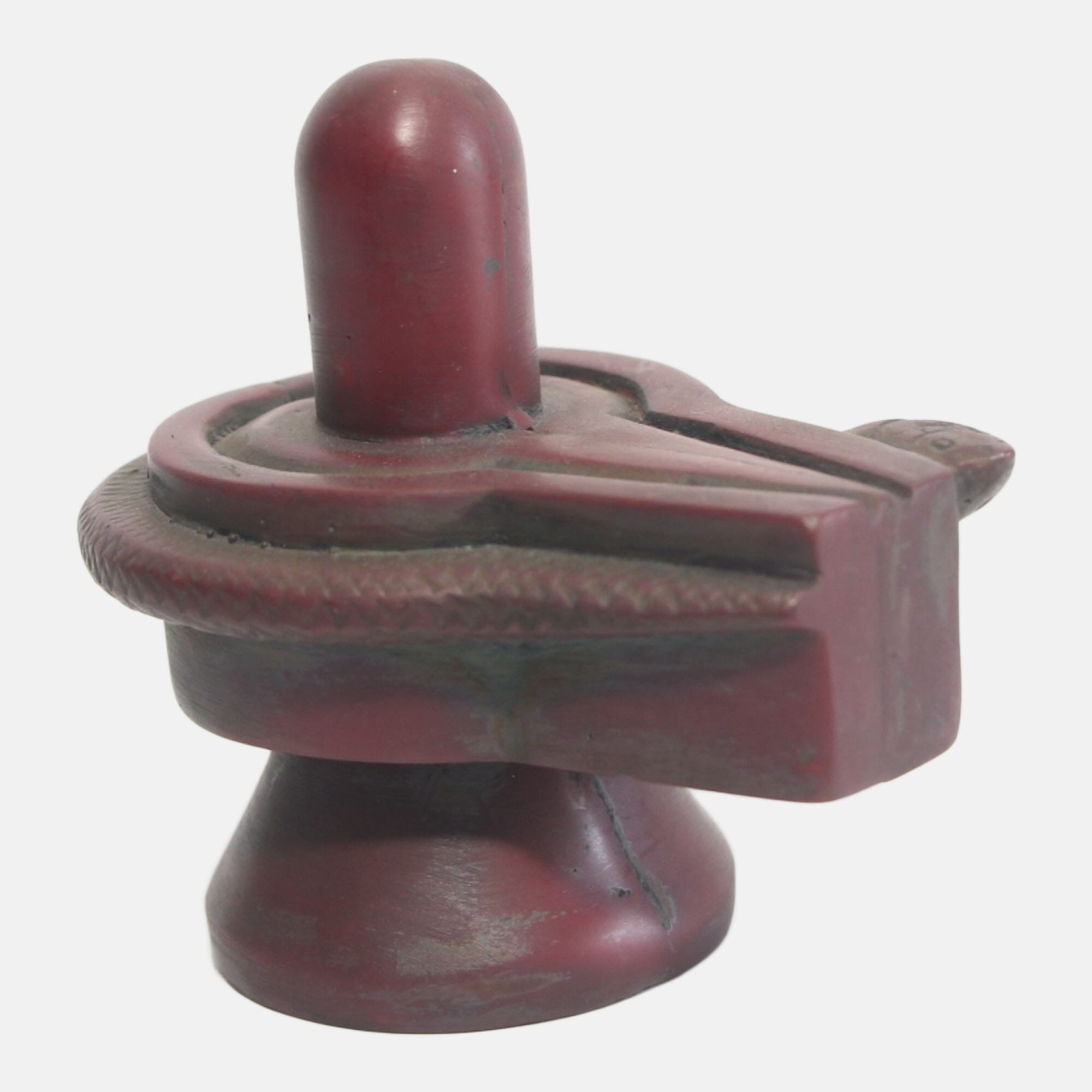 Maroon Color Unbreakable Shiva Linga For Pooja And Vastu Dosh Niwaran 4 ...