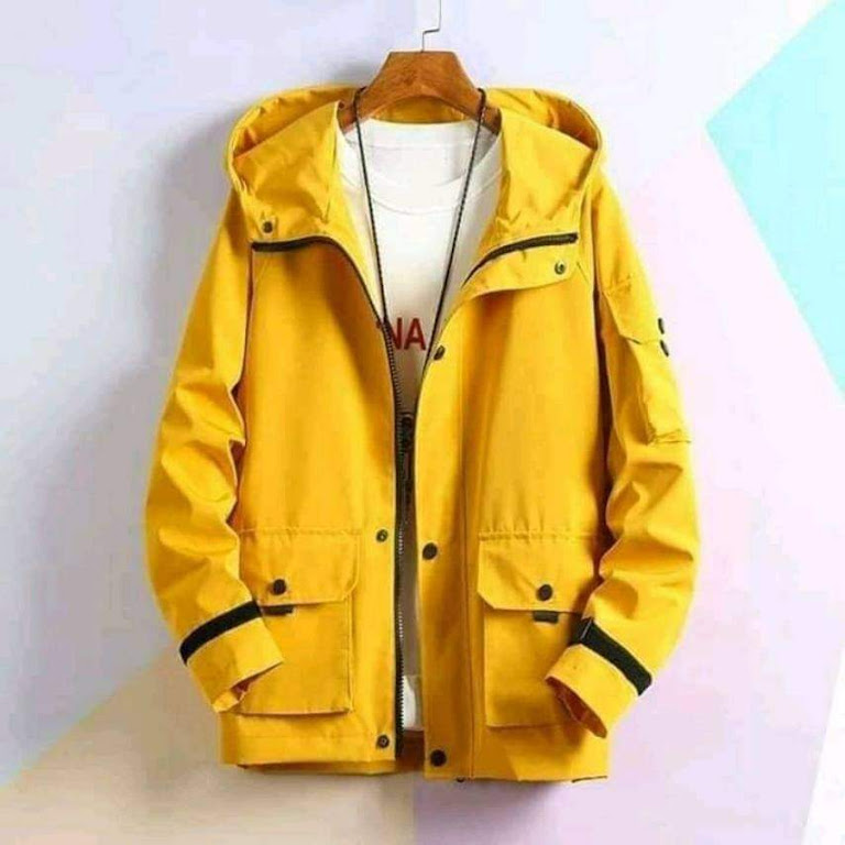 Men-s Summer Double Layered Hooded Windcheater Jacket . | Daraz.com.np