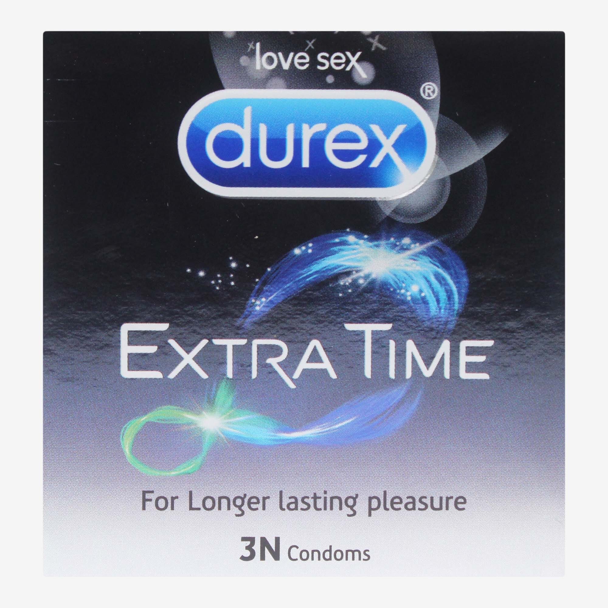Durex Extra Time Condom 3Pcs | Daraz.com.np