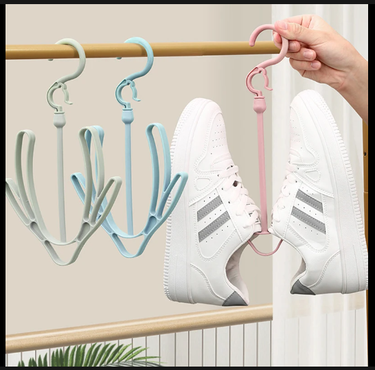 Plastic Hanging Double Hook Shoes Drying Rack | Daraz.com.np