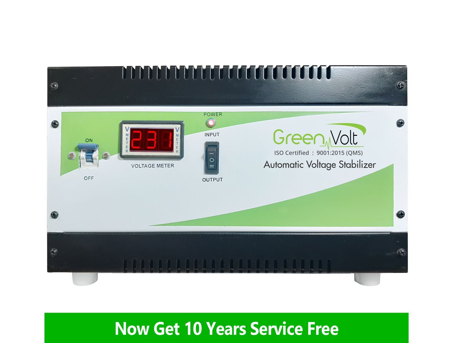 Green Volt Digital Voltage Stabilizer 6 KVA, 90V-300V (Heavy Duty ...