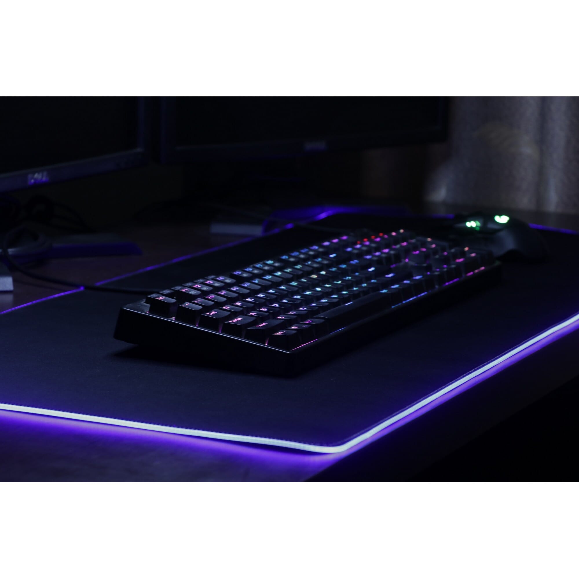RGB Luminous Gaming Desk Mat Lighting Mouse Pad | Daraz.com.np